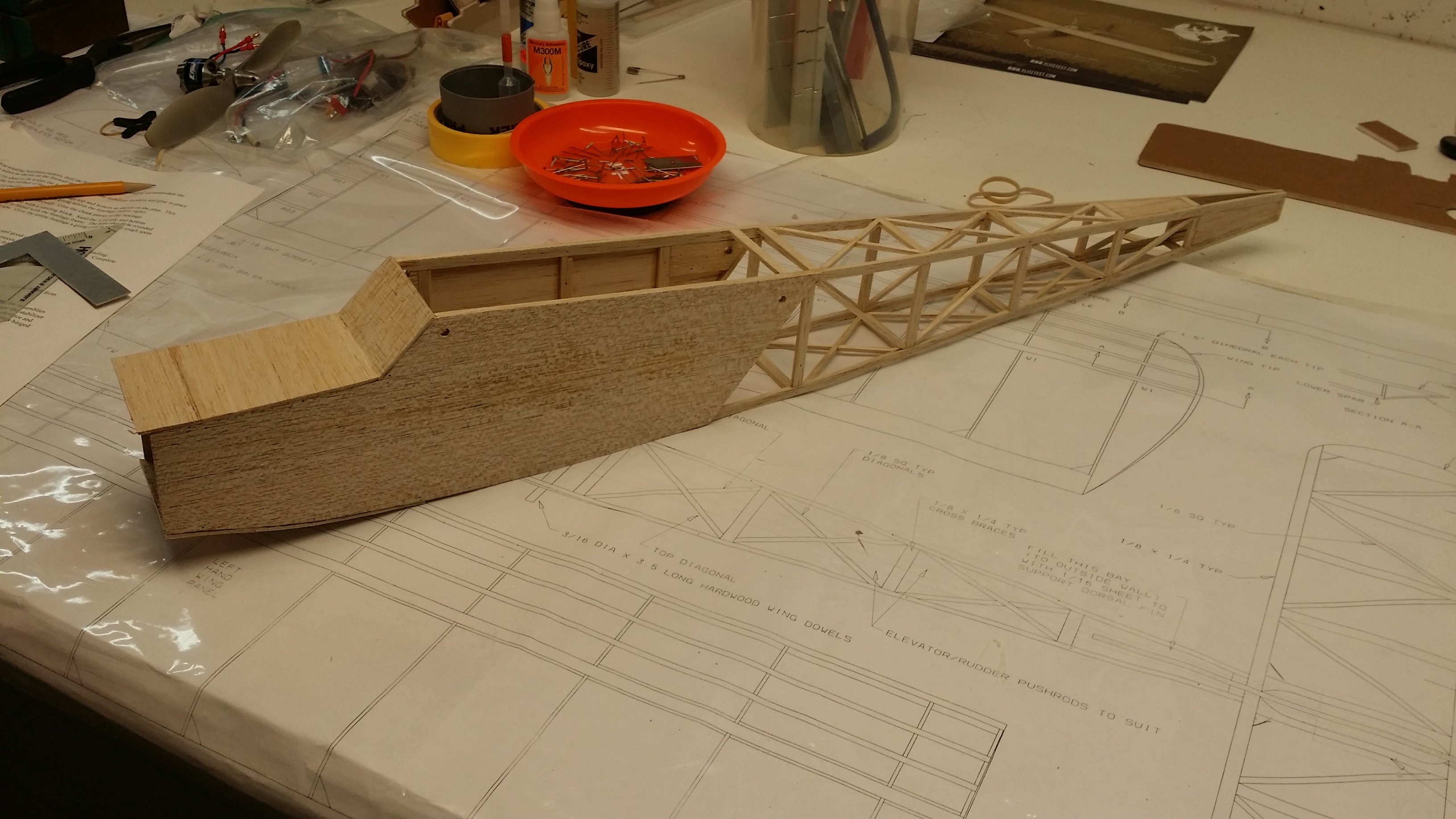 Mini Telemaster Build Progress – Updated – Tulip City Air Force