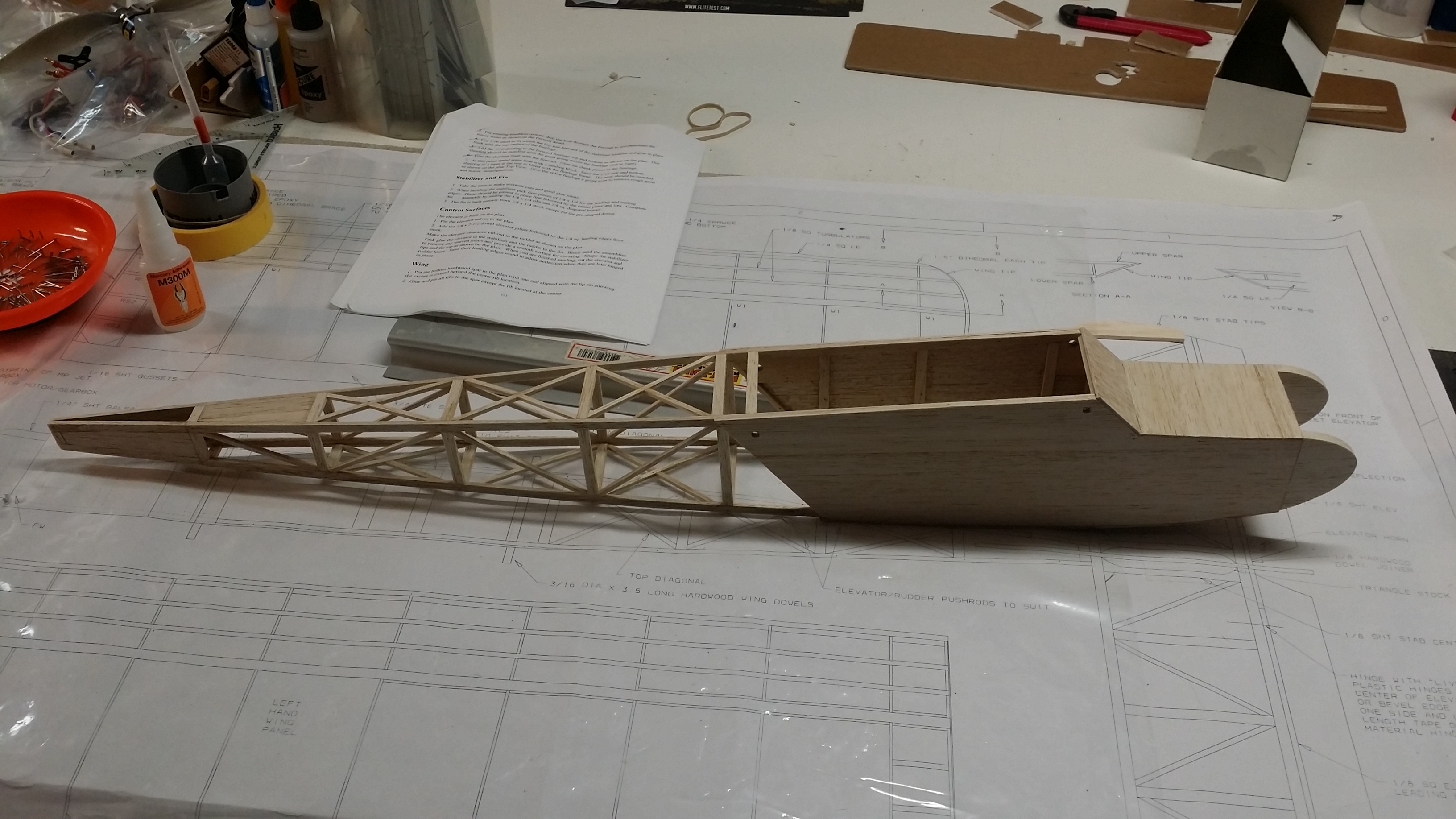 Mini Telemaster Build Progress – Updated – Tulip City Air Force